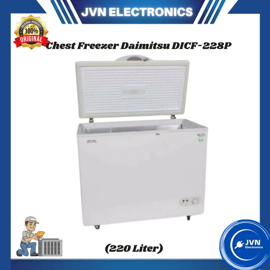 Jual Chest Freezer Daimitsu DICF-228P (220 Liter) | Shopee Indonesia