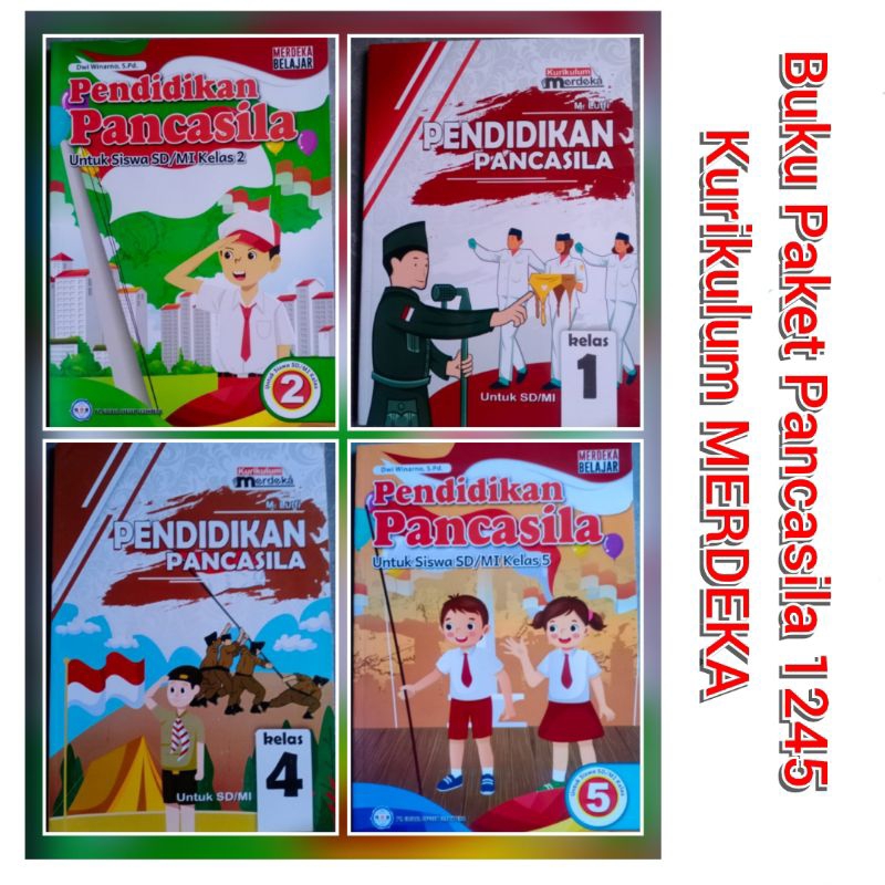 Jual Buku Paket Pendidikan Pancasila SD Kelas 1 2 3 4 5 6 Kurikulum Merdeka KUMER K21 Terbaru ...