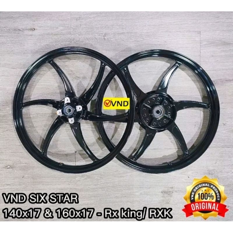 Jual velg racing six star 140/160 motor jupiter z, vega r new, jupiter ...