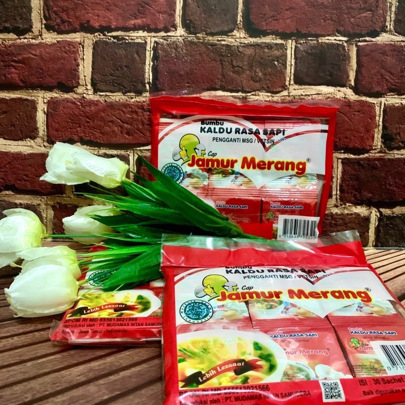 Jual Kaldu Jamur Merang Rasa Sapi 1 pak (30 sachet) | Shopee Indonesia