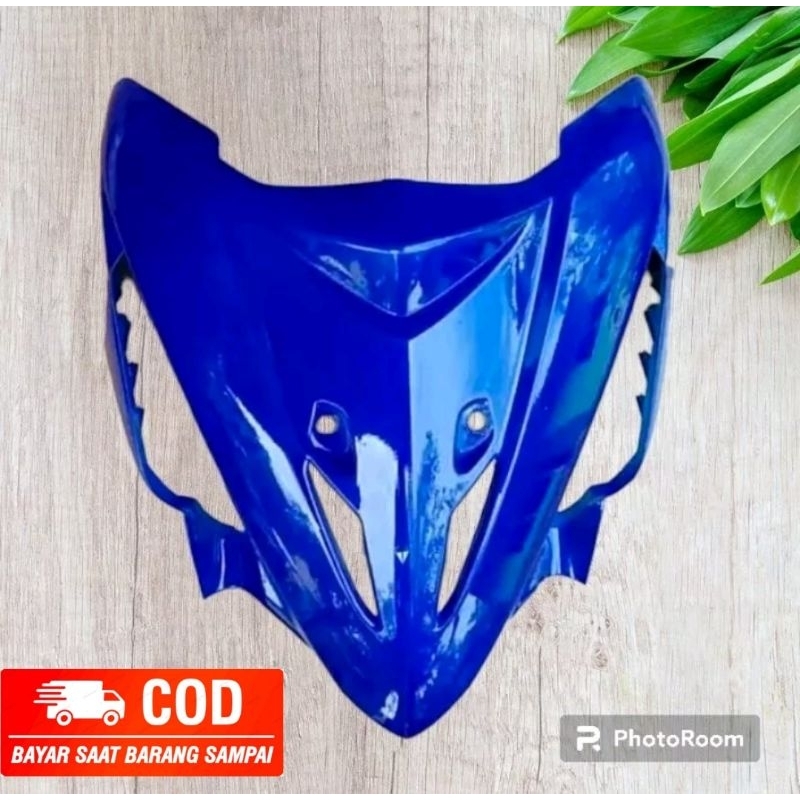 Jual dasi tameng panel dada depan Revo 110 Lama warna biru | Shopee ...