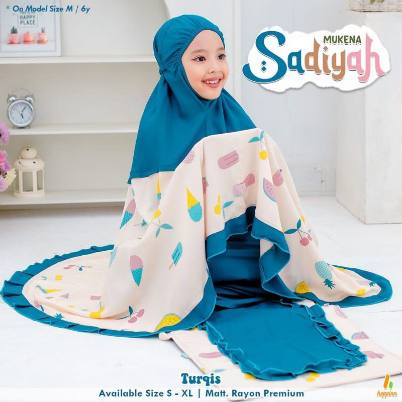 Jual MUKENA ANAK SADIYAH/AISHWA BY HEPPIN SATU SET TAS+SAJADAH/MUKENA ...