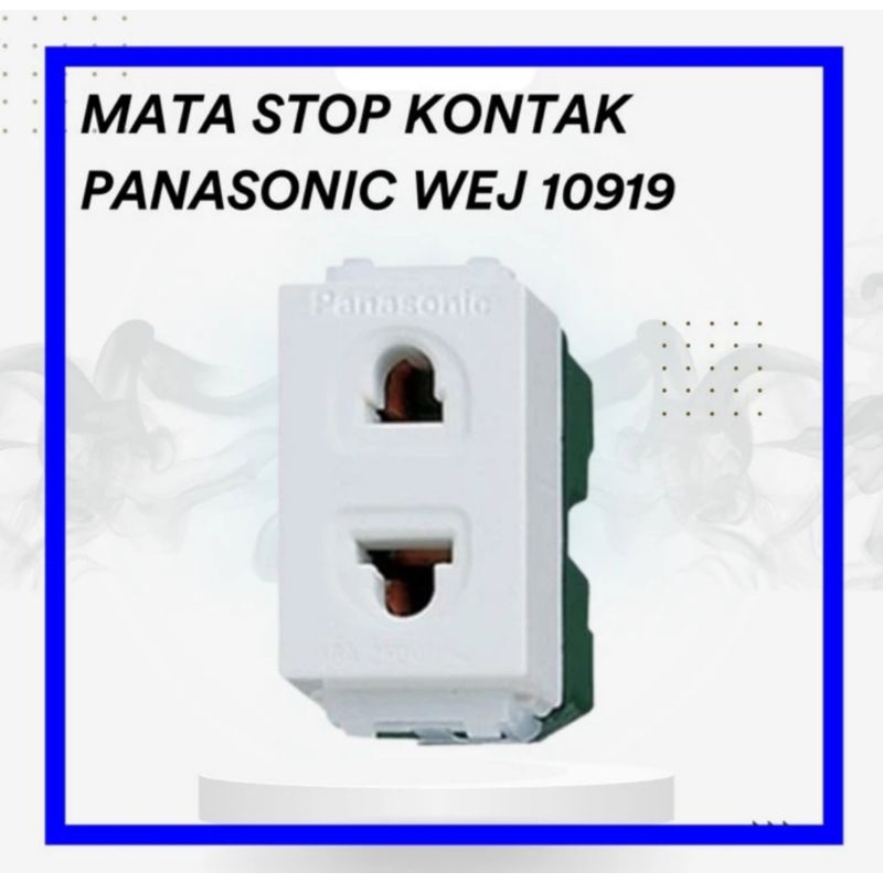 Jual Mata Stop Kontak Panasonic WEJ10919 / Panasonic mata colokan stop ...
