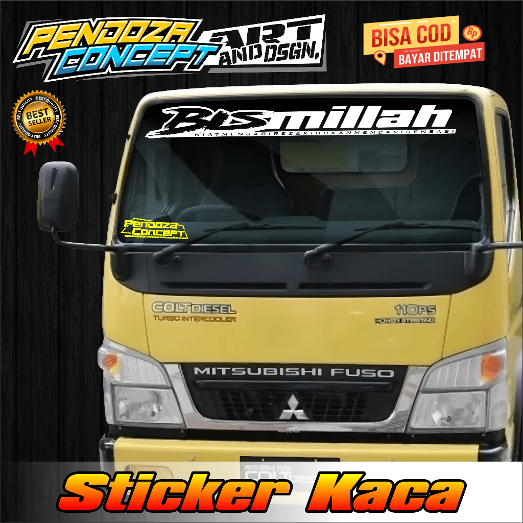 Jual stiker bismillah stiker kaca truk pickup stiker cutting bismillah ... Jual stiker bismillah stiker kaca truk pickup stiker cutting bismillah ...
