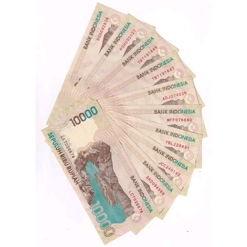 Jual UANG KUNO JADUL 10000 RUPIAH CUT NYAK DIEN | Shopee Indonesia