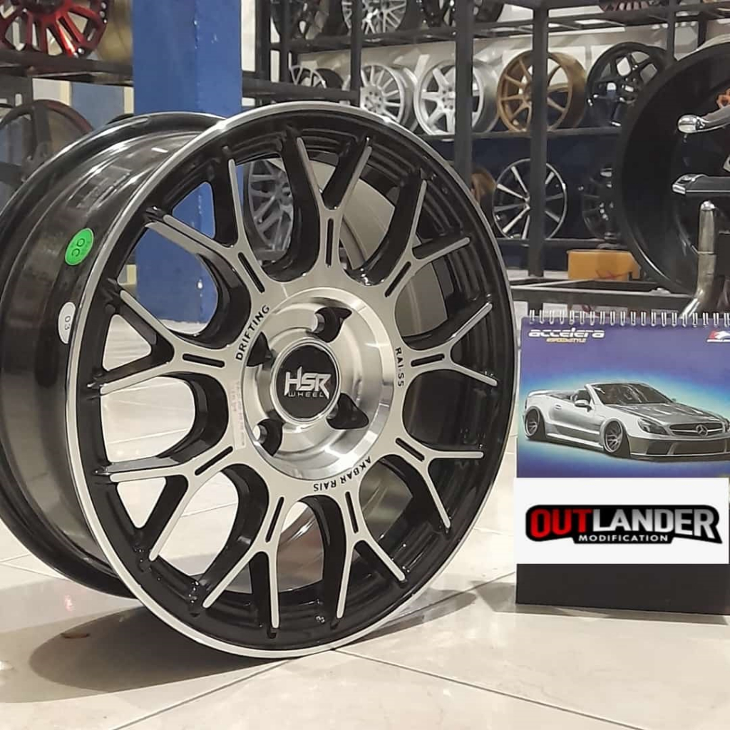 Jual Velg Racing Calya Mazda 2 Yaris Vios Mobilio Ring 15 HSR WHEEL RAI ...