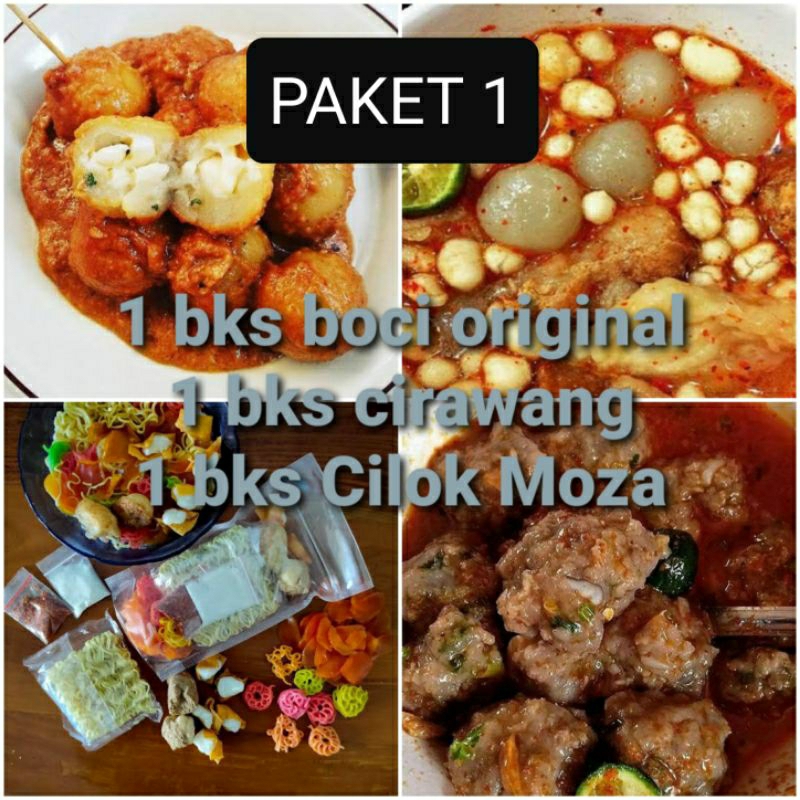 Jual Paket Murah Baso Aci / Paketan Boci / Paket Cemilan Murah | Shopee ...