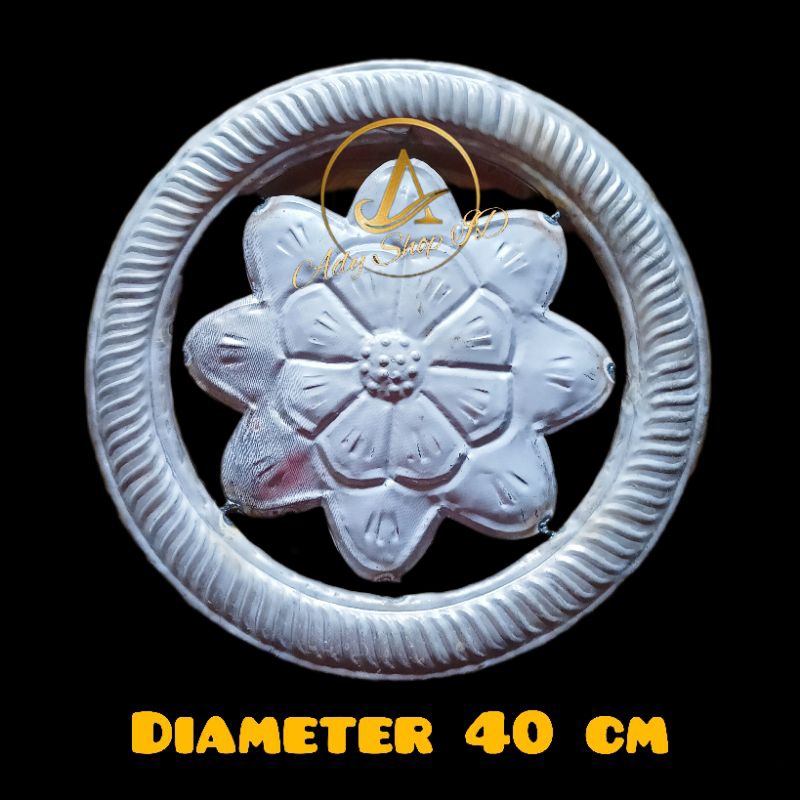 Jual ornamen motif ring tambang bunga unik dua muka ukuran diameter ...