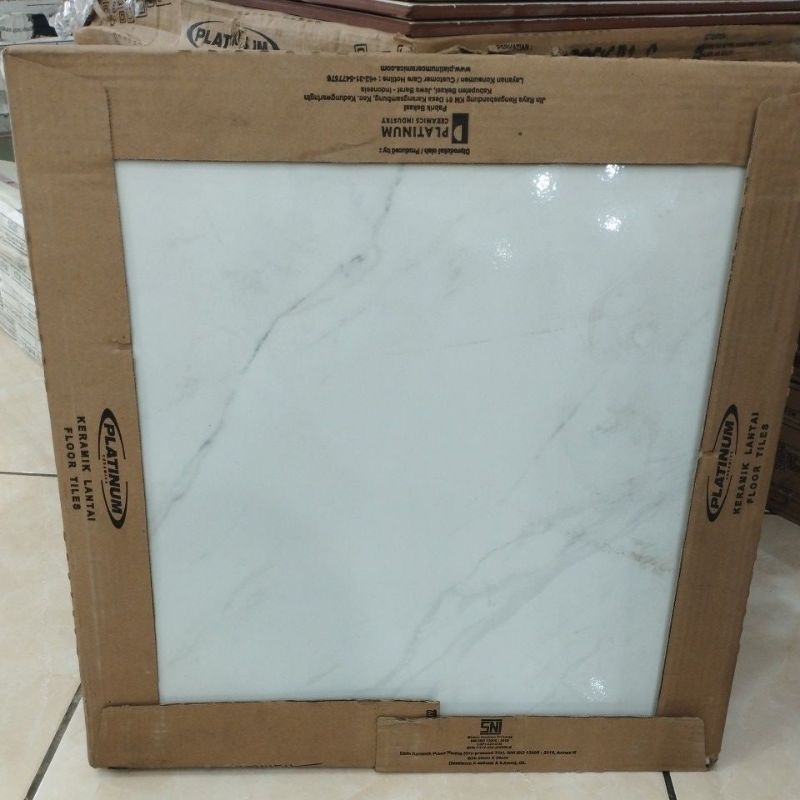 Jual keramik lantai kilap platinum harvard grey 50x50 kw3 | Shopee ...