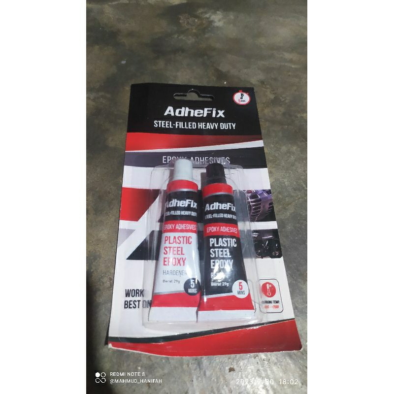 Jual LEM ADHEFIX 5 MENIT BESI PEREKAT BESI | Shopee Indonesia