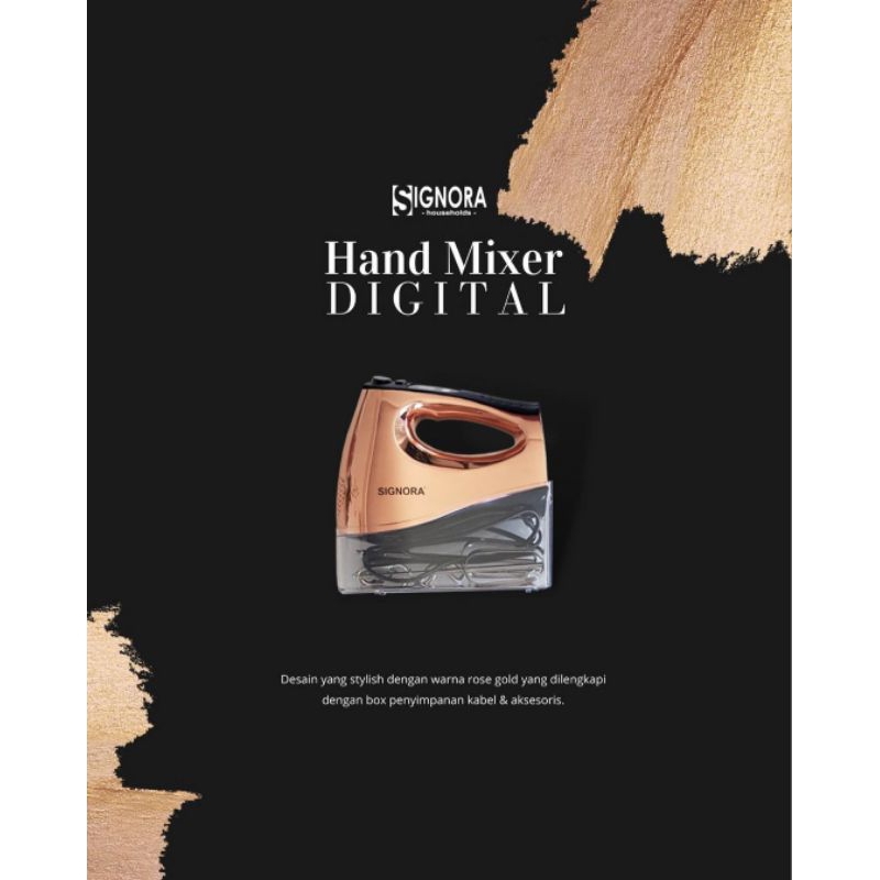 Jual Hand Mixer Terbaik , Mixer Digital Signora 16 Speed | Shopee Indonesia