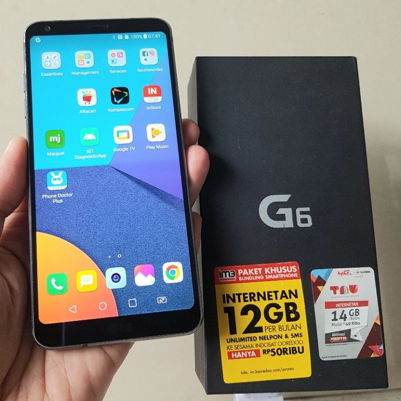 Jual LG G6 NFC 4G FingerPrint RAM 4GB Dual Sim ROM 64GB Ex Garansi ...