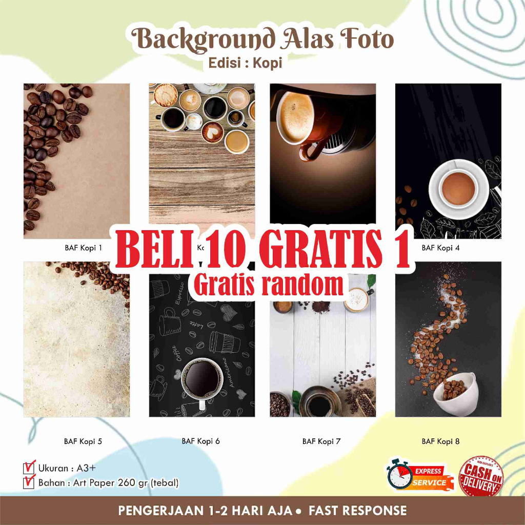 Jual Alas foto A3+ model KOPI | Shopee Indonesia