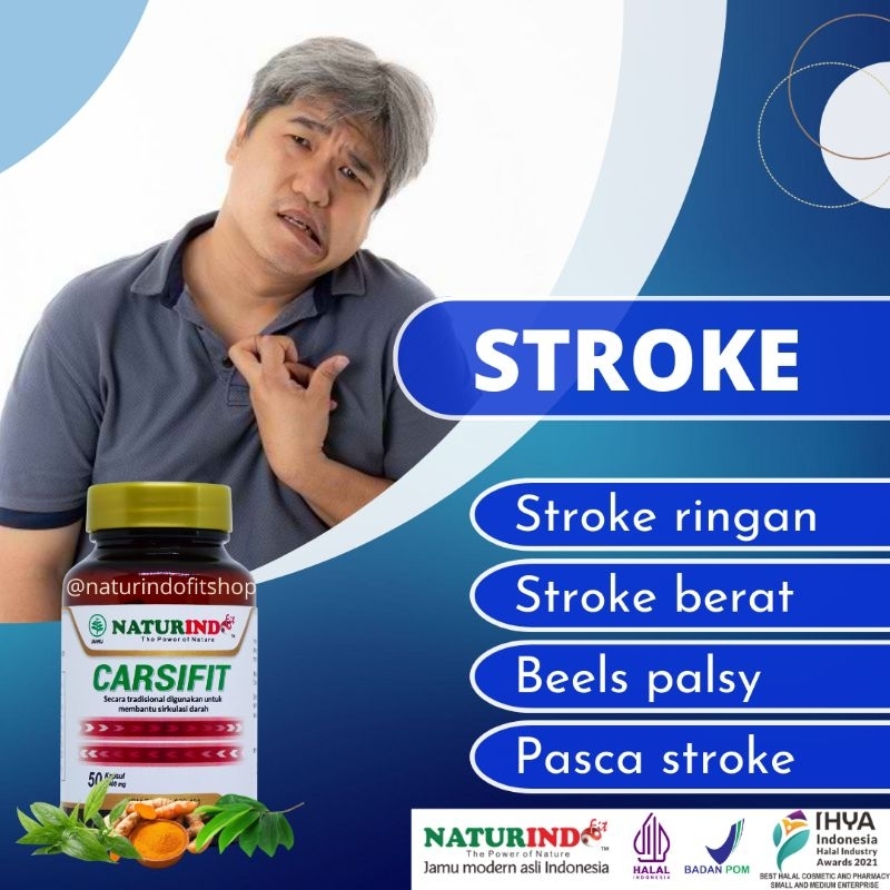 Jual Obat Stroke Ringan Berat Bells Palsy Sulit Bicara Hipertensi Darah ...