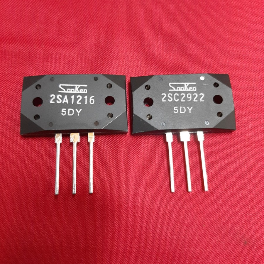 Jual TRANSISTOR SANKEN 1216 2922 2SC2922 2SA1216 5DY SET ASLI KUALITAS BAGUS | Shopee Indonesia