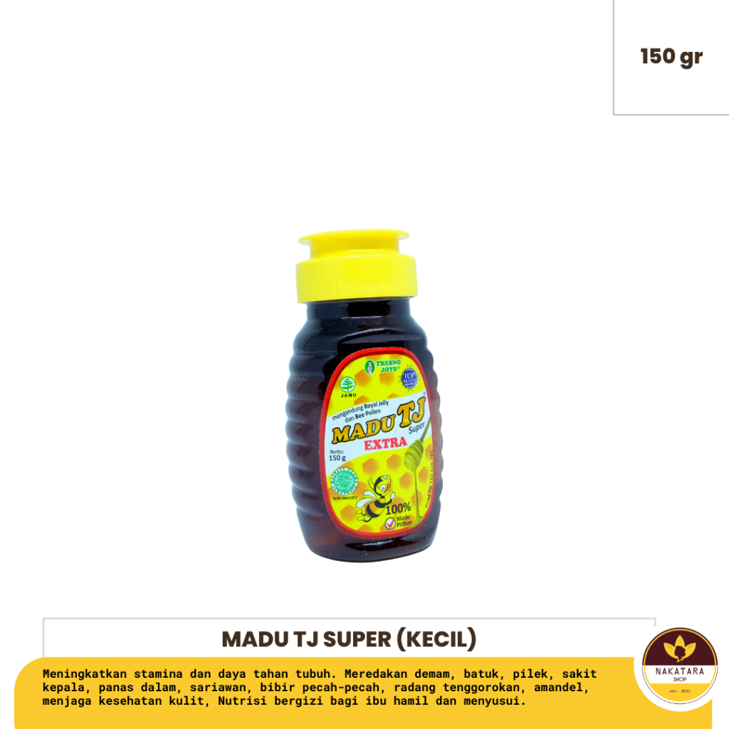 Jual MADU TJ SUPER BOTOL 150 GRAM (KECIL) | Shopee Indonesia