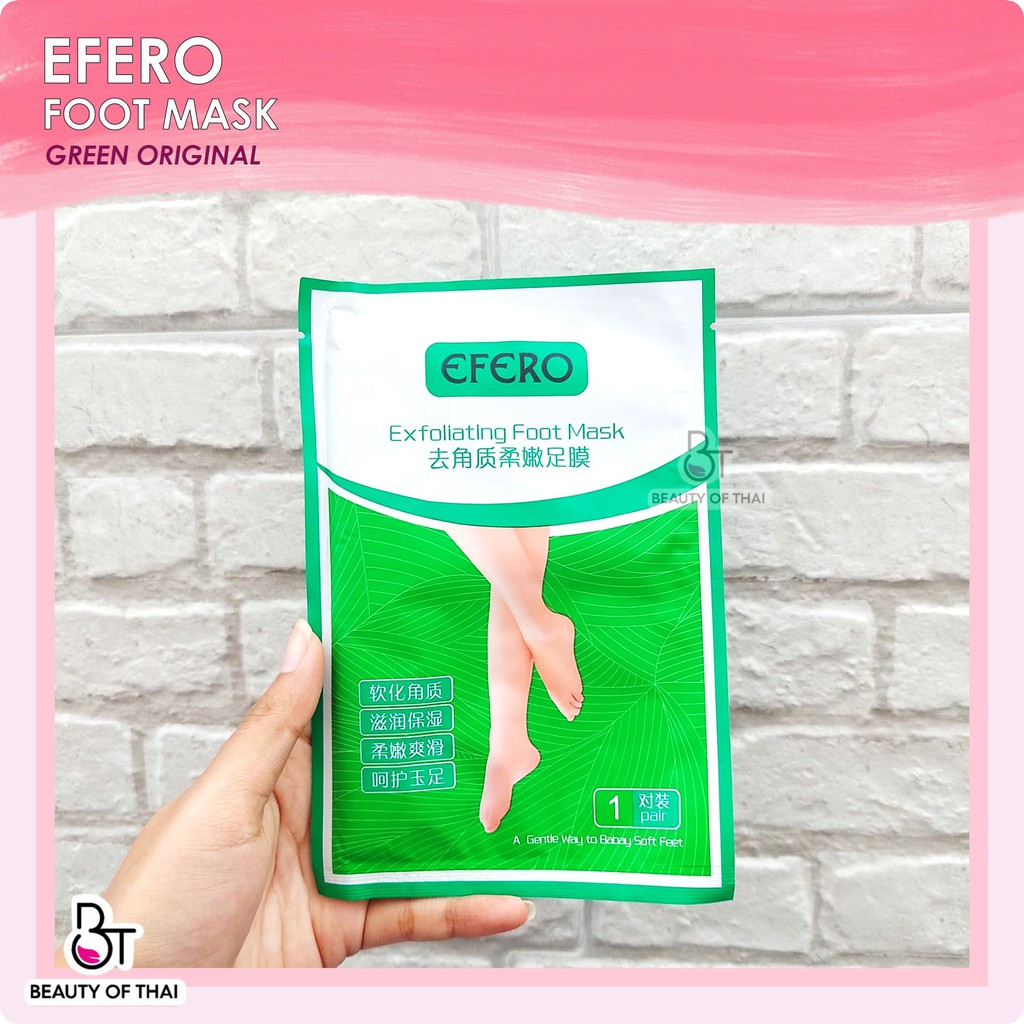 Jual EFERO FOOT MASK | EFERO MASKER KAKI | EXFOLIATING FOOT MASK ...
