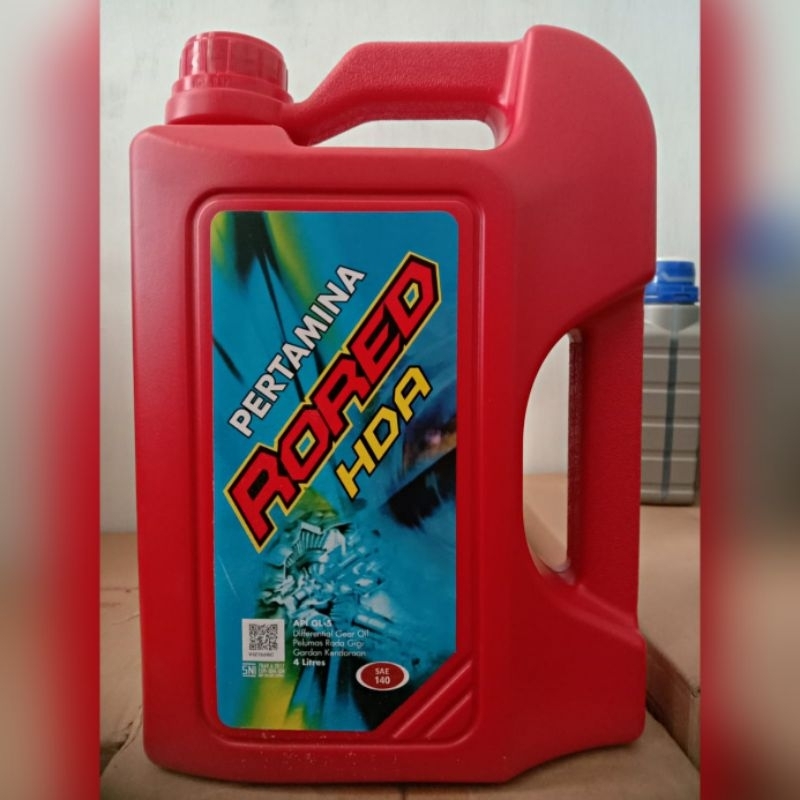 Jual Oli Transmisi Gardan Pertamina Rored HDA SAE 140 API GL-5 Galon 4 Liter | Shopee Indonesia