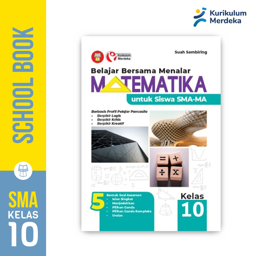 Jual Yrama Widya - Belajar Bersama Menalar Matematika SMA/MA Kelas 10 (Buku Paket Kurikulum ...
