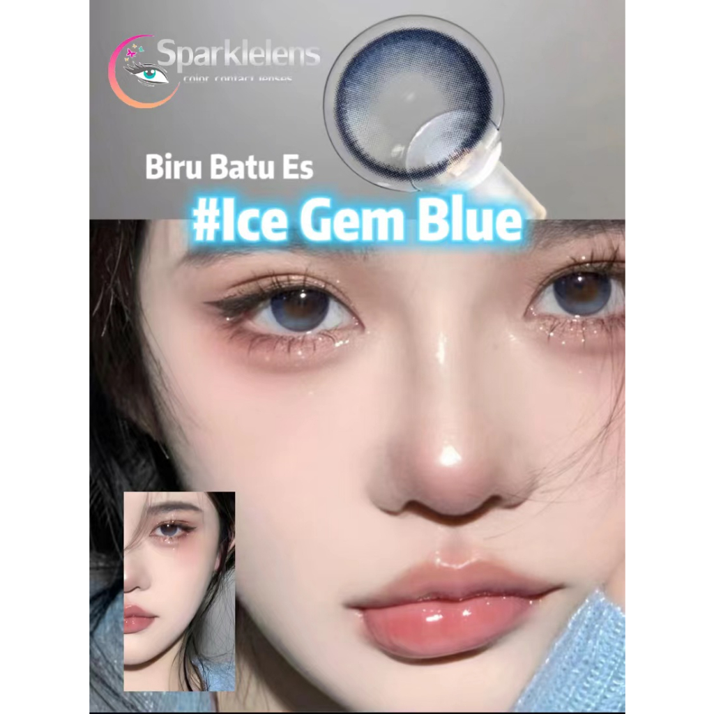 Jual Coloured Big Eye Soft Contact Lens Yearly use 14.2MM Big Eyes ...