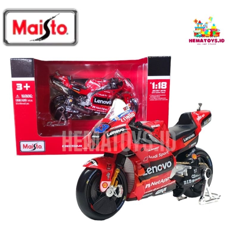 DUCATI - SET 2X DESMOSEDICI GP23 TEAM LENOVO N 1 WORLD CHAMPION MOTOGP ...