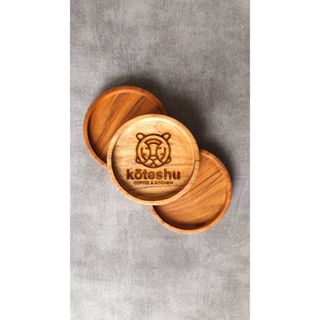 Jual Coaster Kayu Jati (FREE UKIR) Tatakan Gelas Kayu PREMIUM| Wooden ...