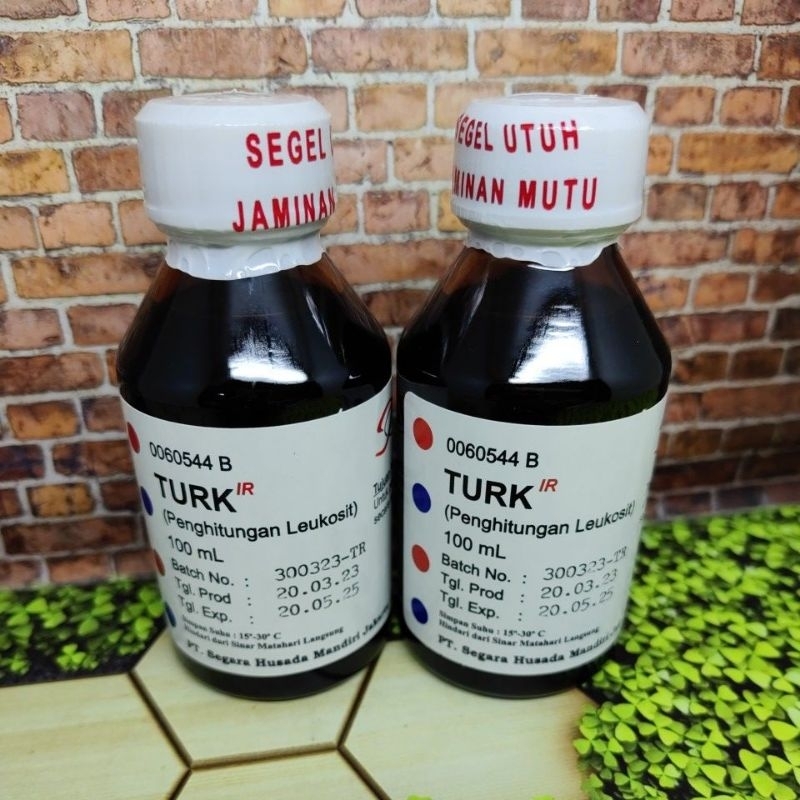 Jual LARUTAN TURK 100 mL (Perhitungan Leukosit ) | LARUTAN INDOREAGEN MURAH | Shopee Indonesia