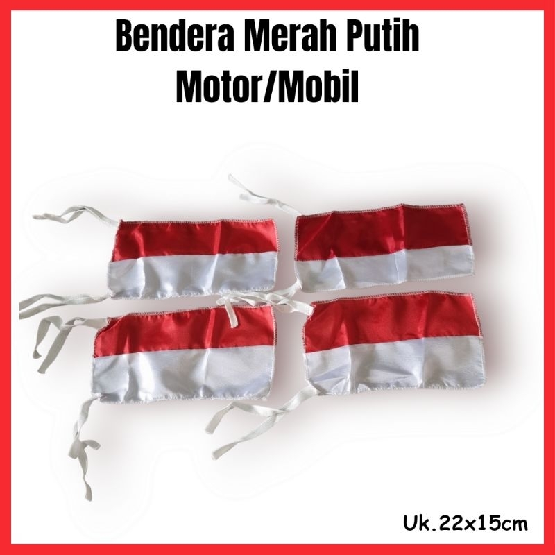 Jual Bendera Merah Putih / Bendera Meja / Bendera Motor Mobil/ Bendera ...
