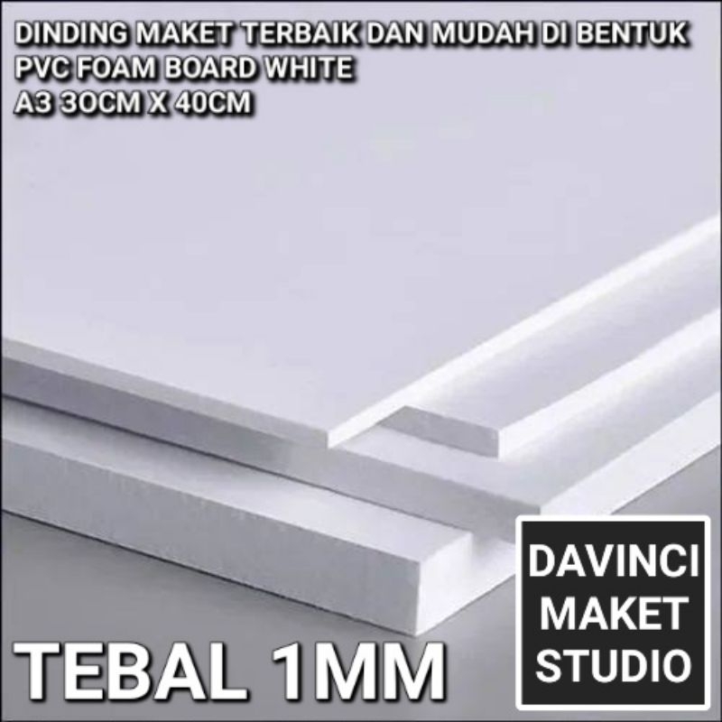 Jual (1MM) A3 PVC Foam Board - Karton PVC 1mm- 30cm x 40cm | Shopee ...