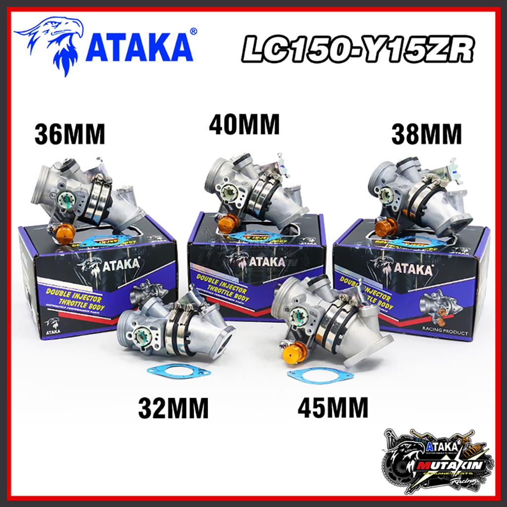 Jual ATAKA Throttle Body Tb Untuk dual ijector 32 34 36 38 40 42 45 ...