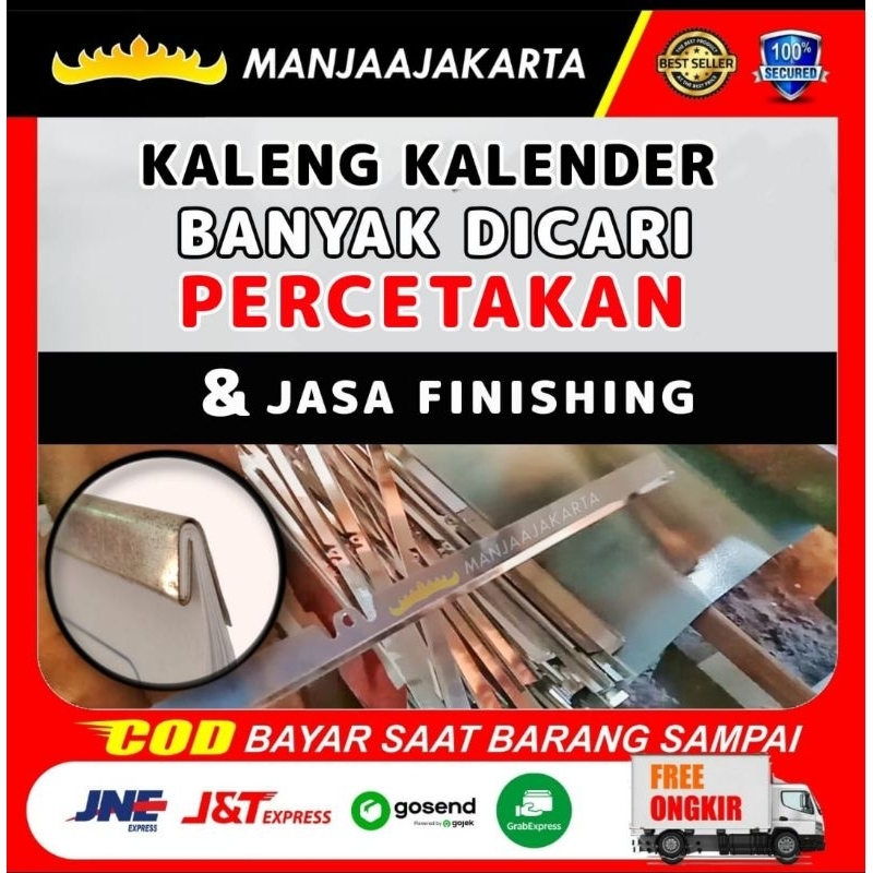 Jual Klip Kalender ukuran 35cm Eceran 1000pcs Klem Kalender Pilpres ...