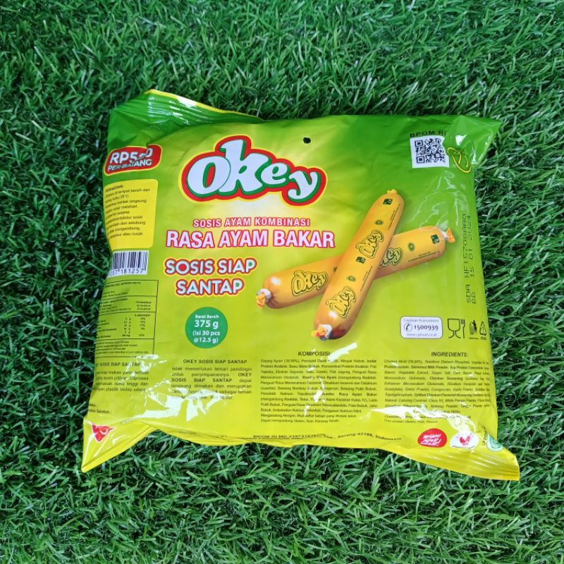 Jual SOSIS OKEY SIAP MAKAN RASA AYAM ISI 30PCS | Shopee Indonesia