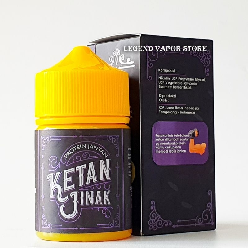 Jual FREEBASE - LIQUID KETAN JINAK Protein Jantan 60ML AUTHENTIC ...
