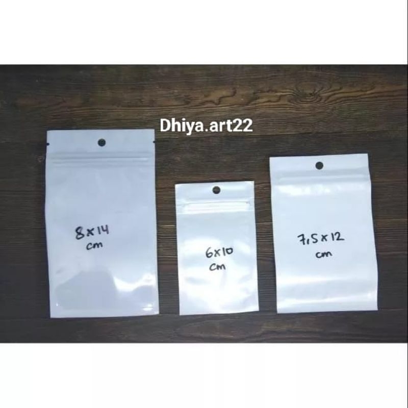 Jual plastik ziplock putih / 25 pcs | Shopee Indonesia