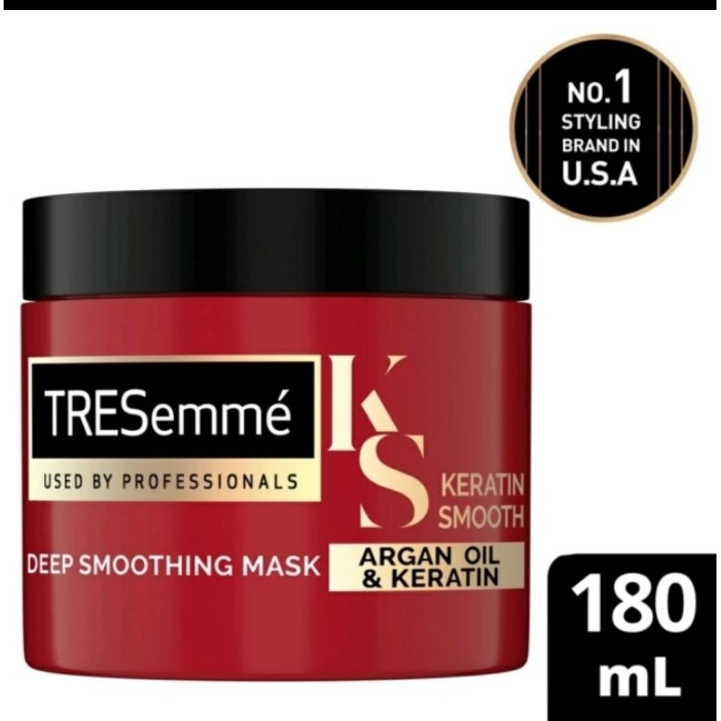 Jual TRESemme Keratin Smooth Hair Mask 180ml masker rambut | Shopee ...