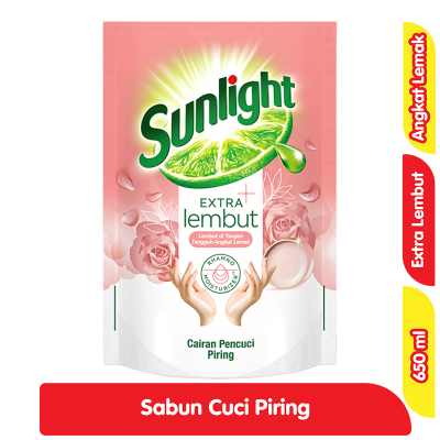 Jual Sunlight Sabun Cuci Piring Extra Lembut 650 ml | Shopee Indonesia