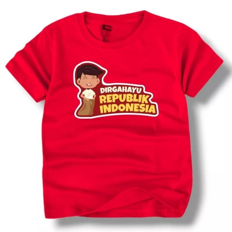 Jual BAJU KAOS ANAK TEMA KEMERDEKAAN 17 AGUSTUS HUT RI BENDERA MERAH PUTIH MERDEKA / KAOS DISTRO ...