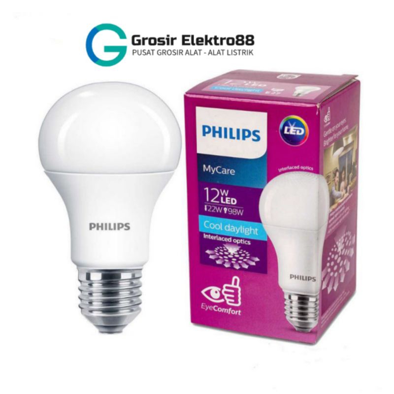 Jual Lampu Bohlam LED Philips MyCare 10 Watt ( Cahaya Putih ) | Shopee Indonesia