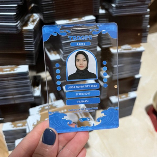 Jual Custom Cetak ID CARD Perusahaan Akrilik UV PRINT | Shopee Indonesia
