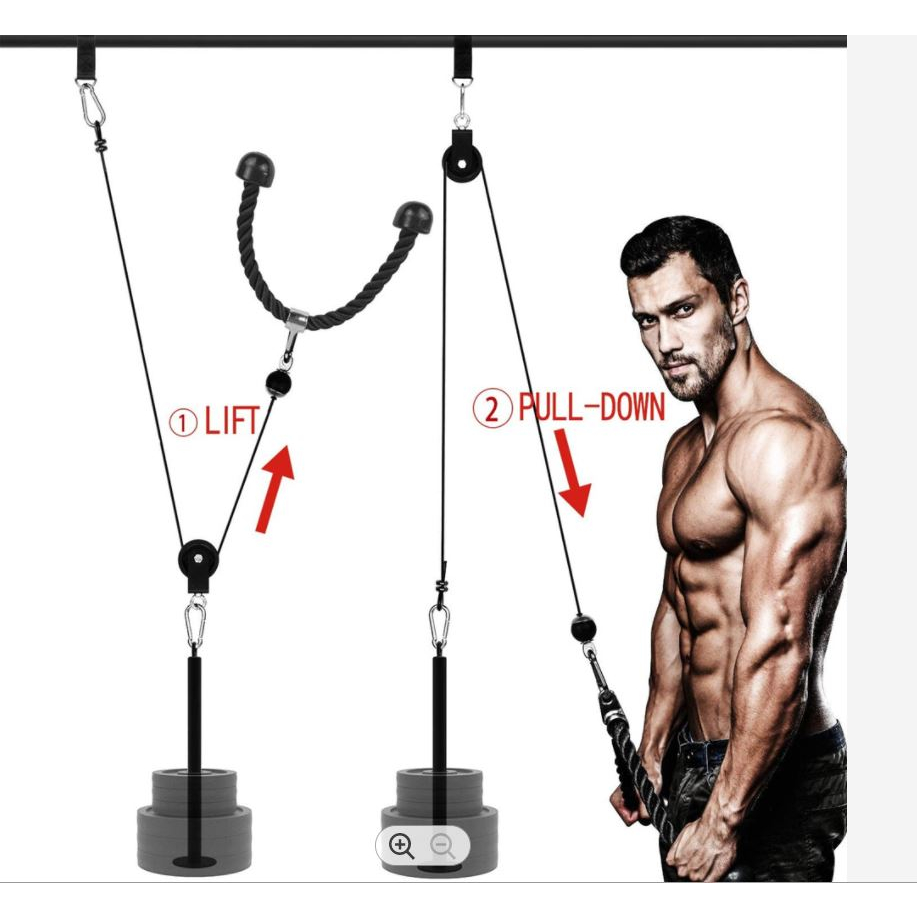 Jual Set Peralatan Katerol Tarik Beban Tangan Fitnes Gym Bicep ...