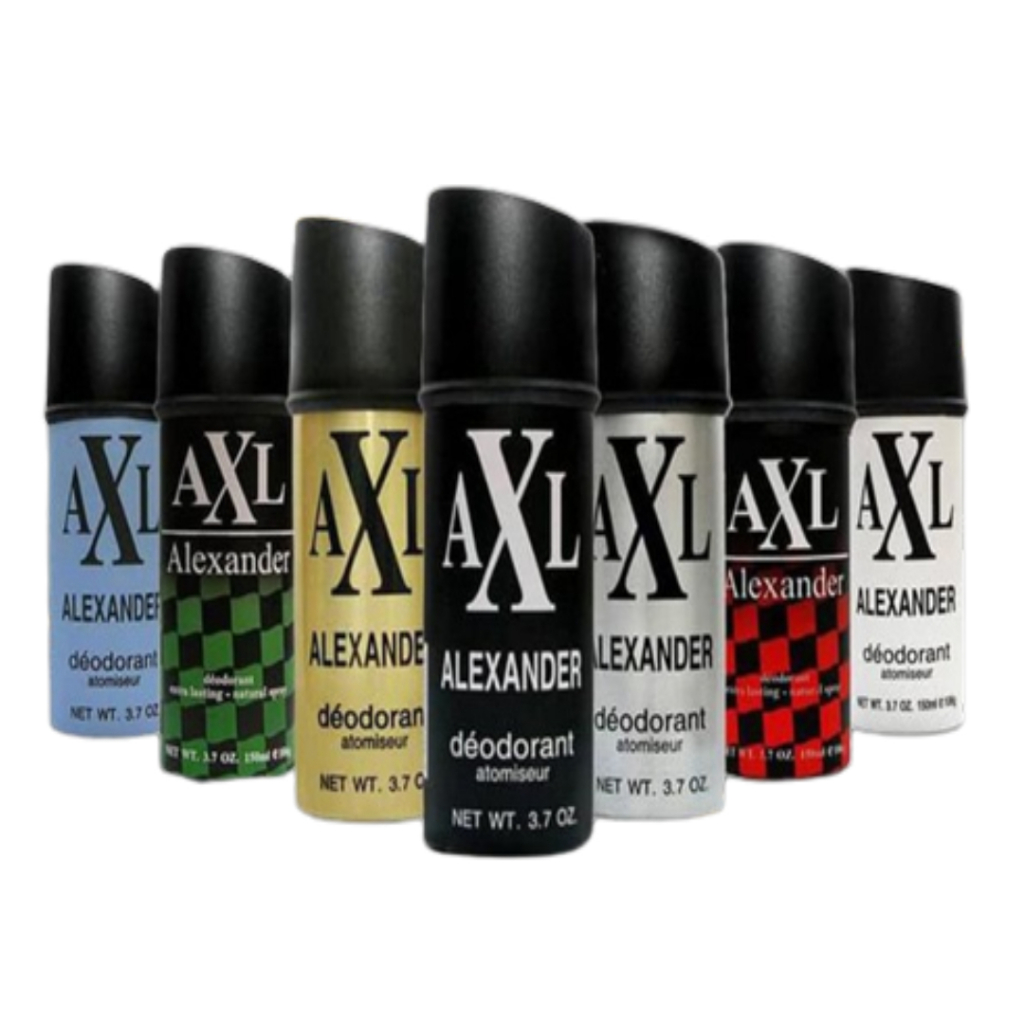 Jual AXL Alexander Deodorant Atomiseur 150ml | Shopee Indonesia