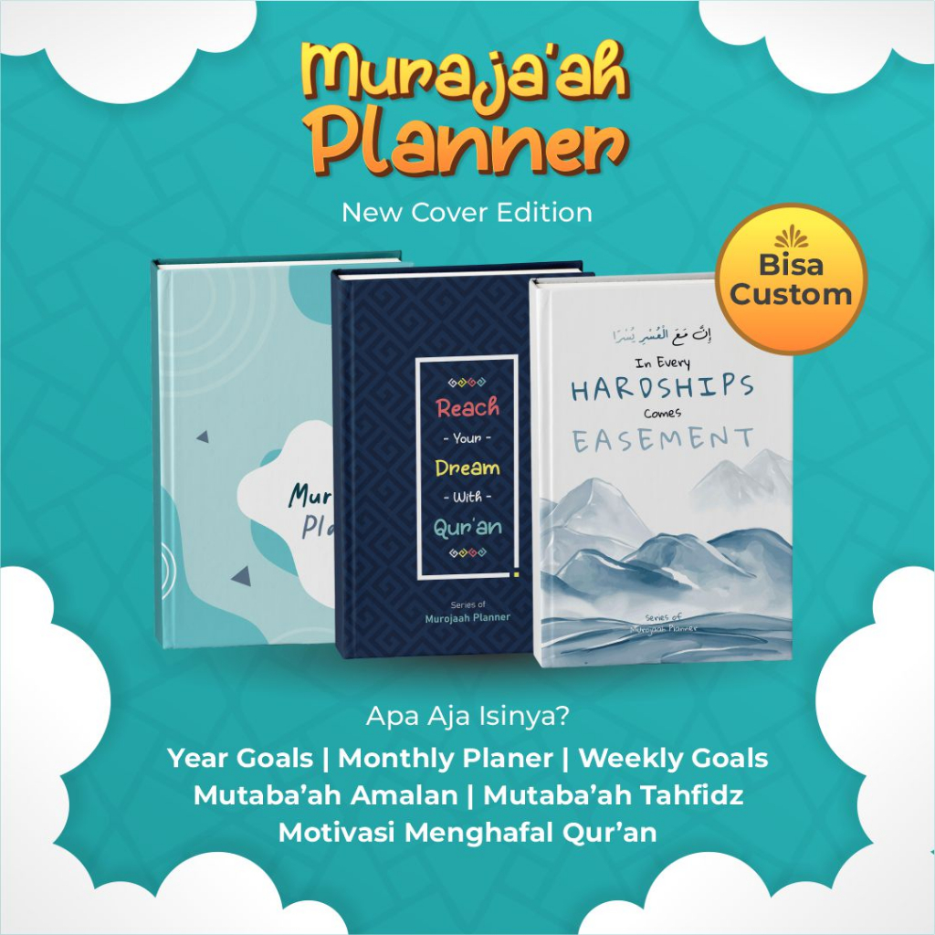Jual Murajaah Planner - Buku Murojaah Planner Full Color. Murojaah ...
