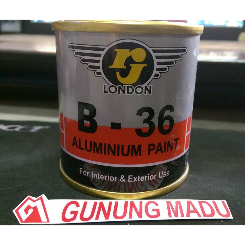 Jual CAT SILVER ALUMINIUM / CAT BESI MINYAK RJ ALUMUNIUM 100 ML ...