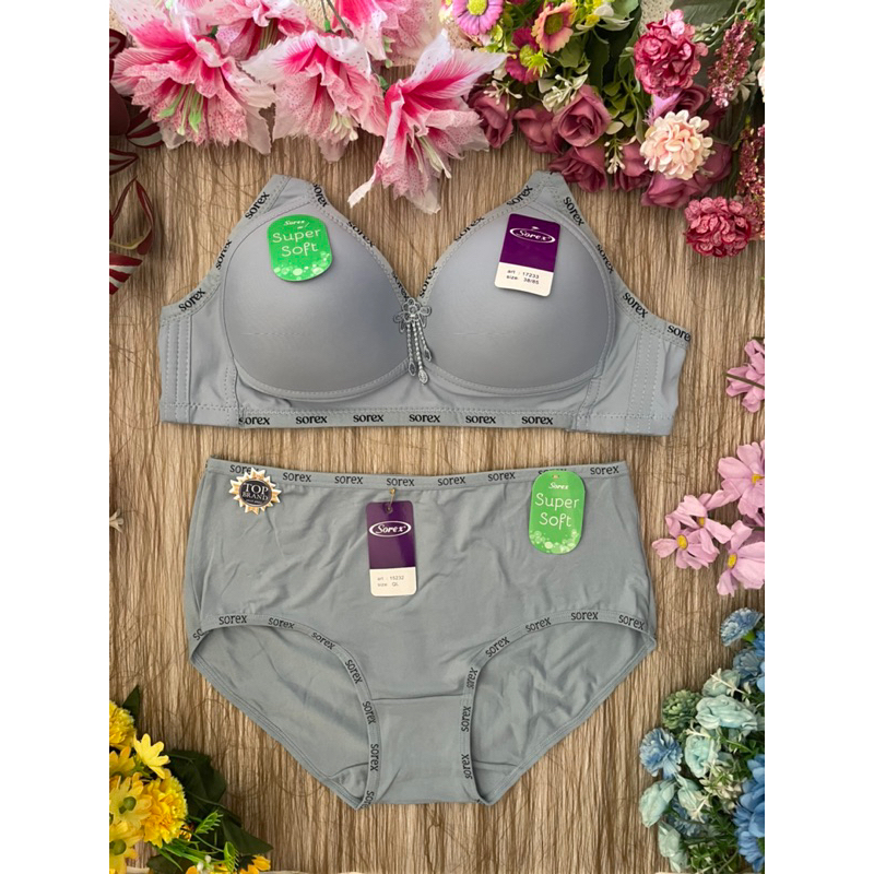 Jual Sorex Bra set tanpa kawat busa tipis list "sorex" | Shopee Indonesia