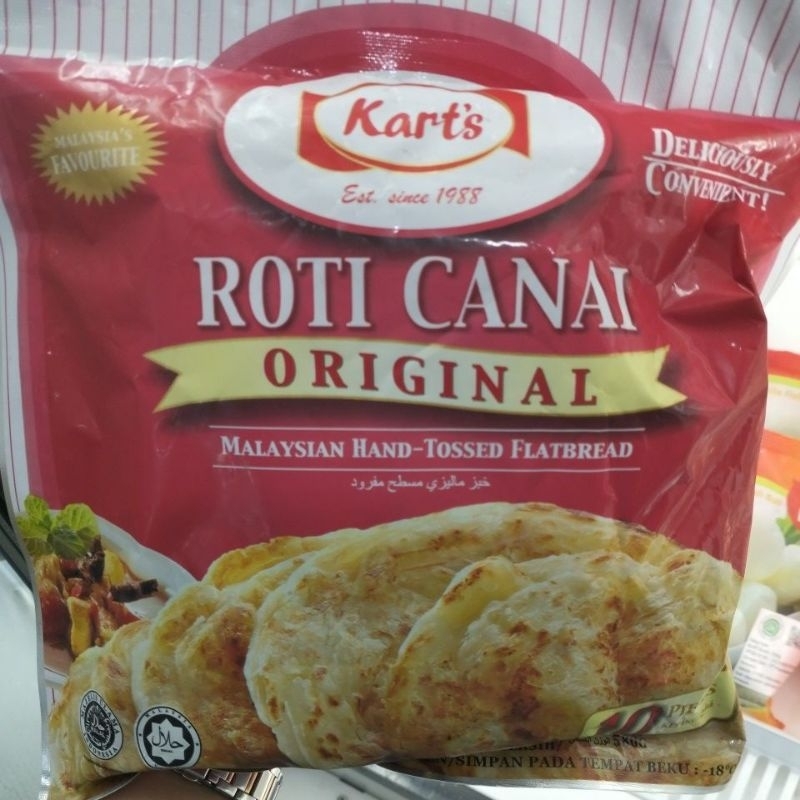 Jual karts roti canai isi 10pcs impor malaysia halal | Shopee Indonesia