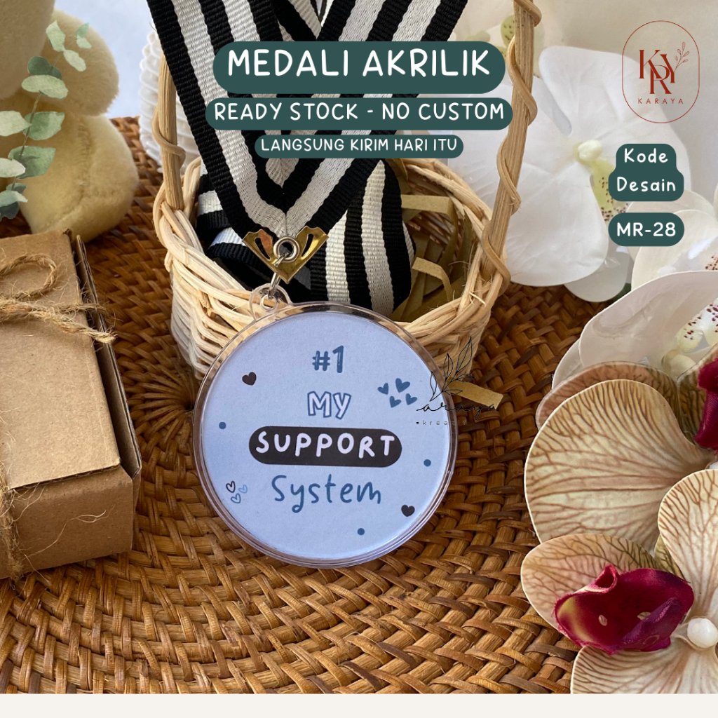 Jual Gift Medali Akrilik Hadiah Wisuda Kado Ulang Tahun Cewek Kado ...