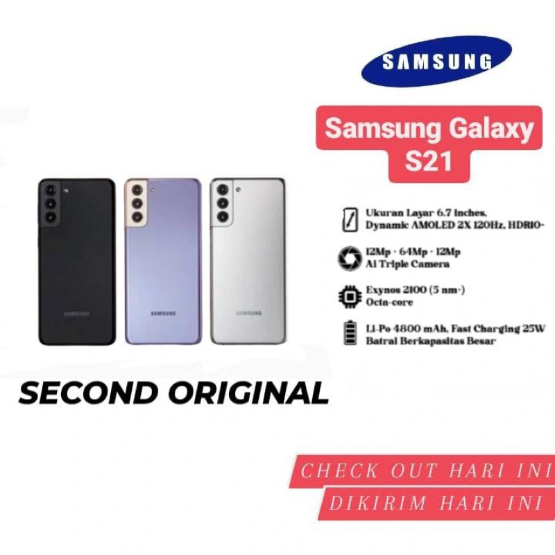 Jual HP Samsung Galaxy S21 5G Samsung S21 5G Handphone 5G 8/256GB 8 ...