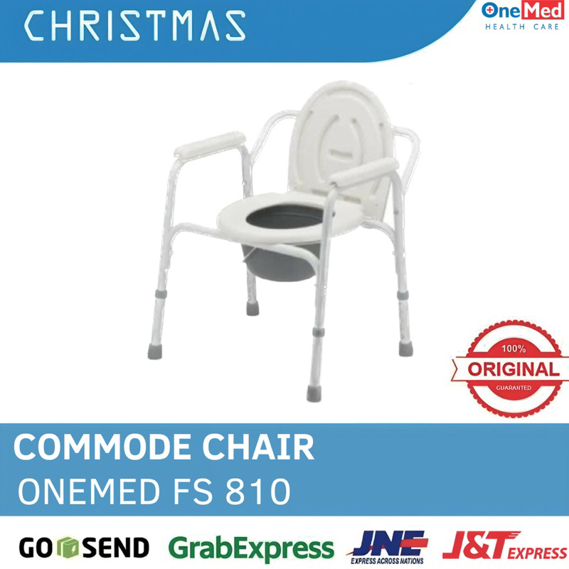 Jual ONEMED FS 810 COMMODE CHAIR / KURSI BAB ONE MED FS810 | Shopee ...