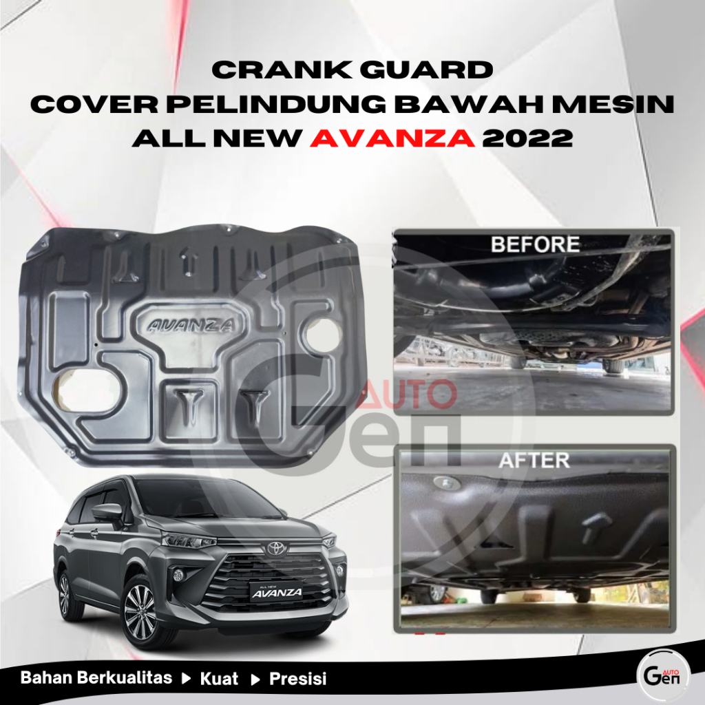 Jual PELINDUNG BAWAH MESIN AVANZA 2022 2023 - CRANK GUARD AVANZA 2022 2023 UNDER COVER ENGINE ...