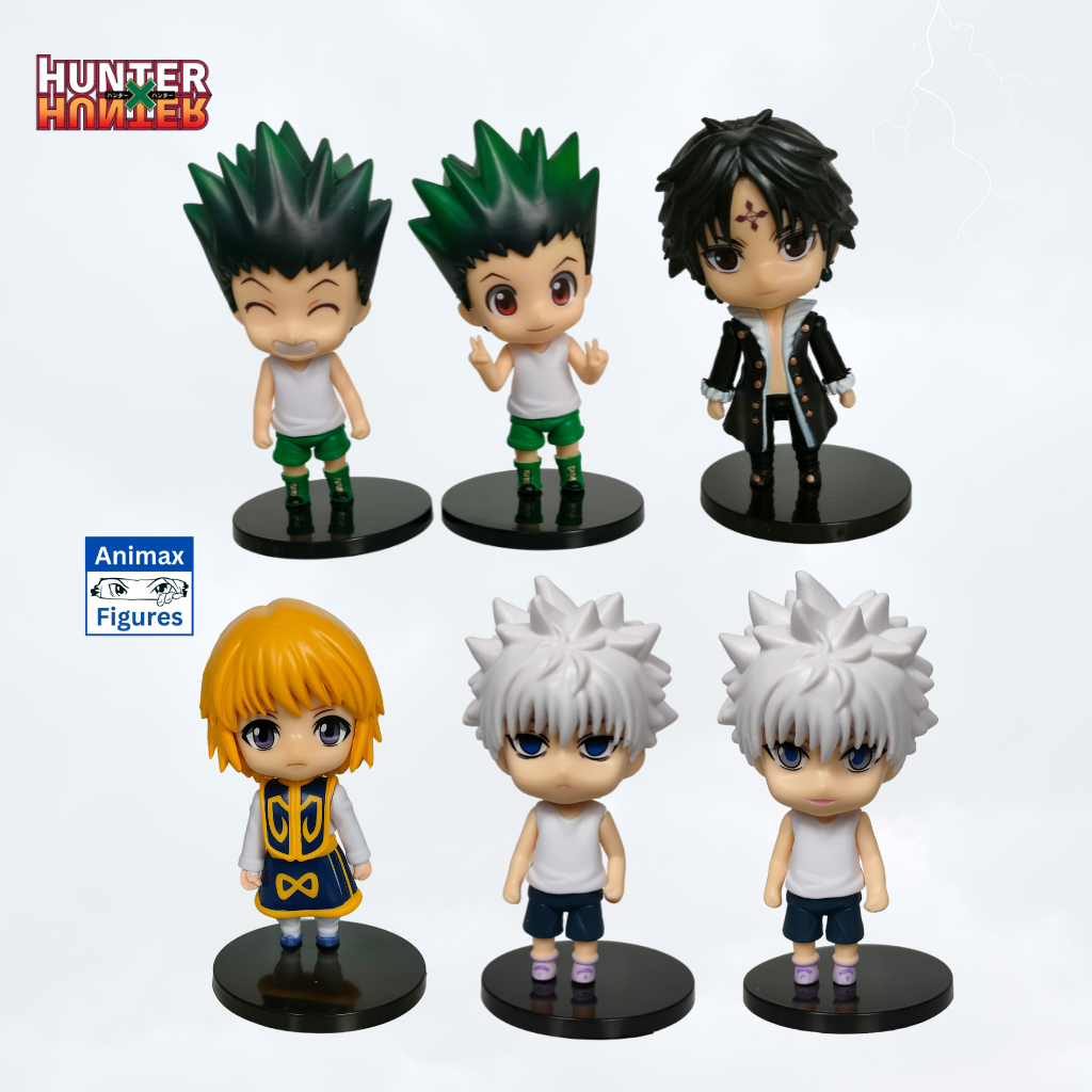 Jual Action Figure Hunter X Hunter Gon Kilua Kurapika Chrollo PVC ...